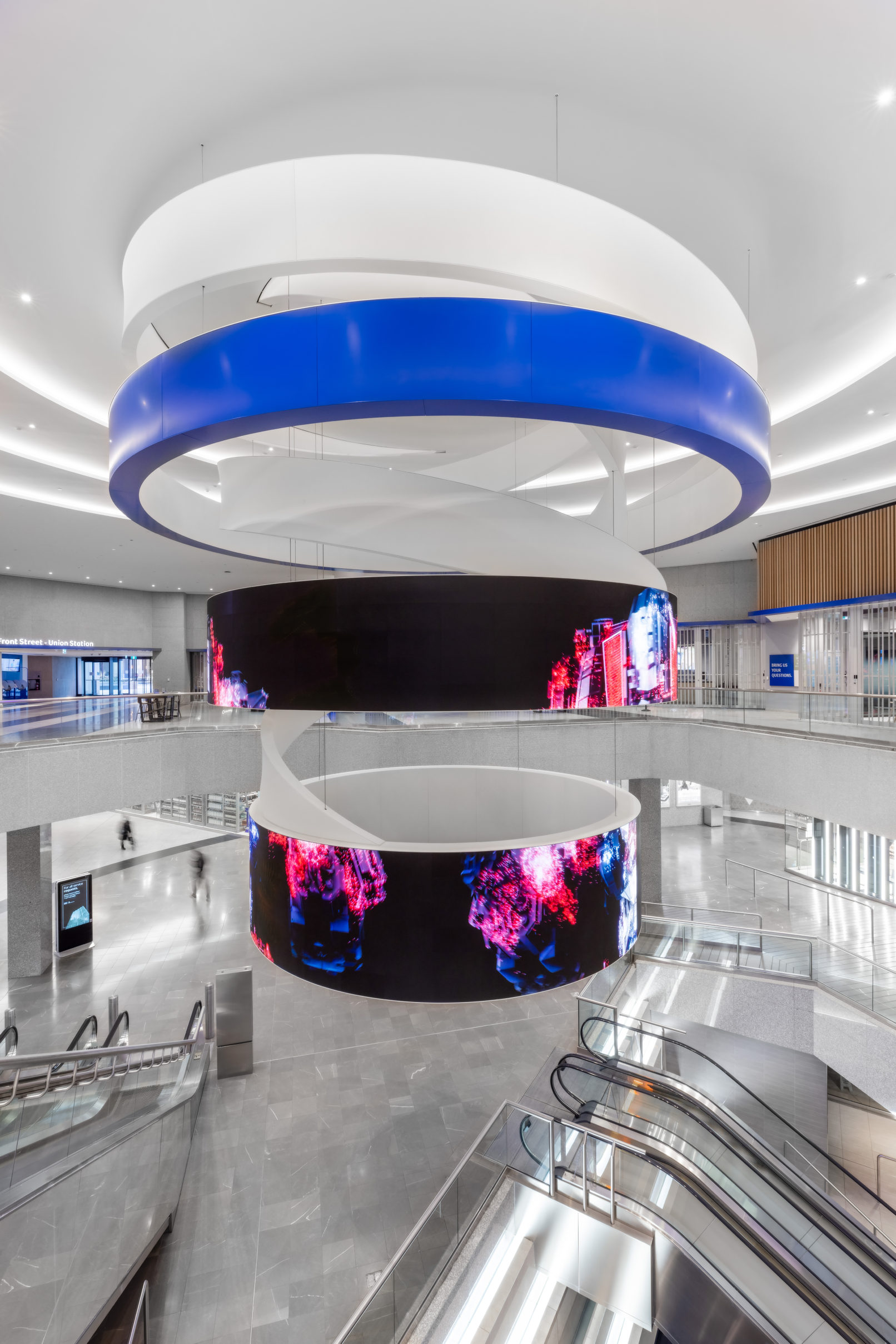 Suspended Digital Sculptures | Eventscape